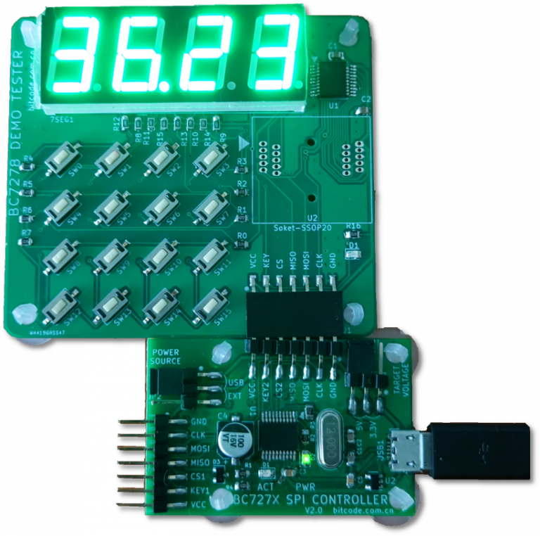 BC727x控制板(USB转SPI) – BitCode