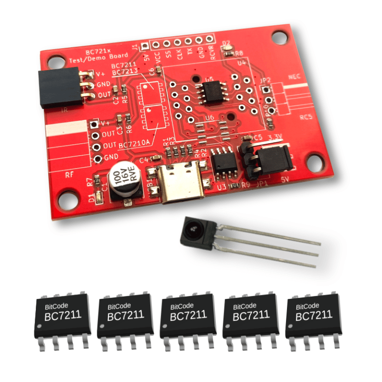 BC7211红外解码芯片演示板 – BitCode